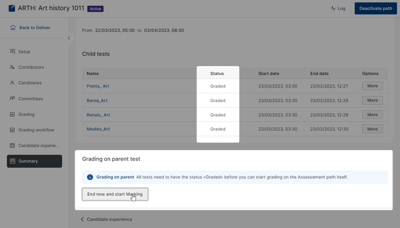 Assessment path - Graders – Inspera Help Center