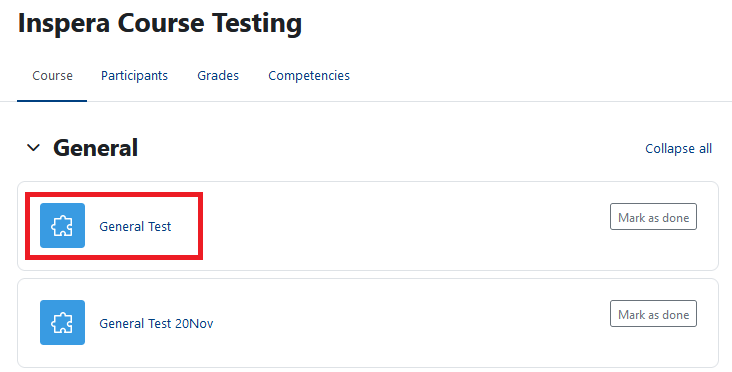 Moodle LTI 1.3 - Integration with Inspera Assessment – Inspera Help Center