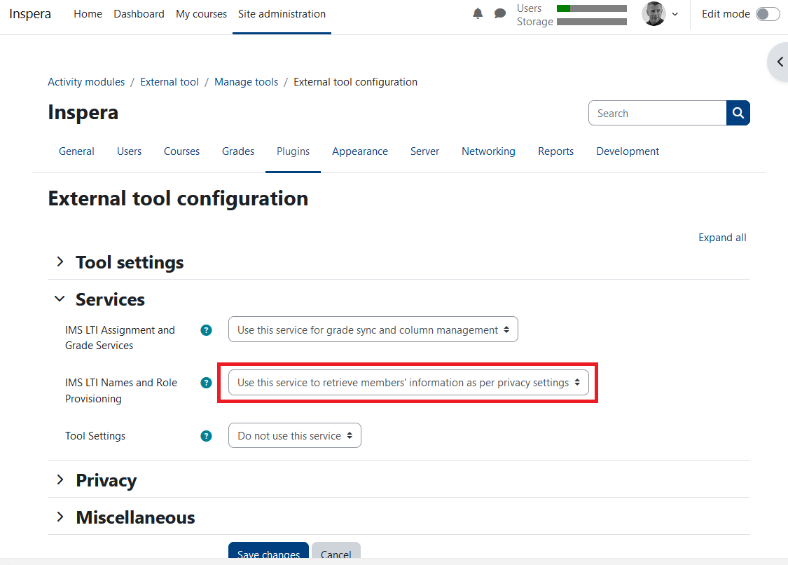 Moodle LTI 1.3 - Integration with Inspera Assessment – Inspera Help Center