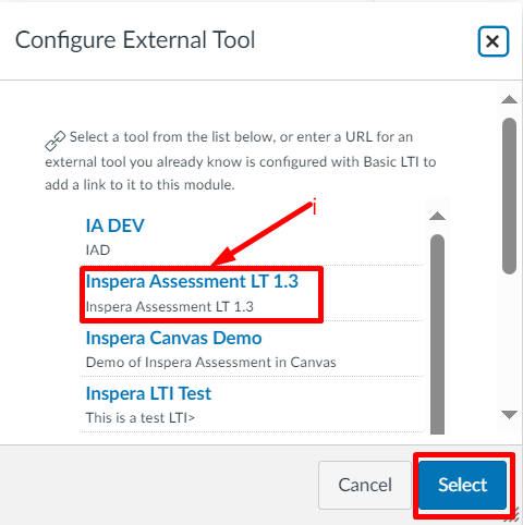 Canvas LTI 1.3 - Integration with Inspera Assessment – Inspera Help Center