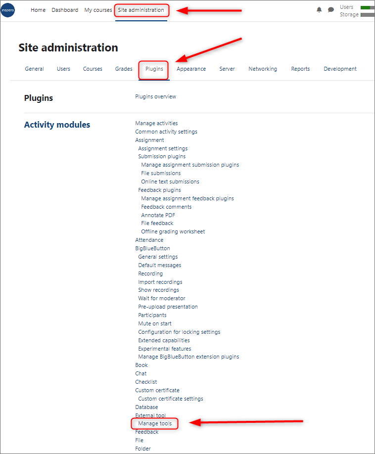 Moodle LTI 1.3 - Integration with Inspera Assessment – Inspera Help Center