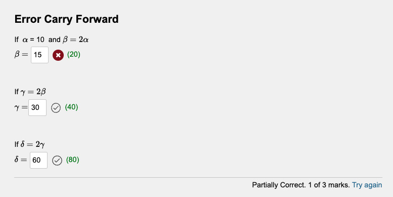 Error Carry Forward – Inspera Help Center