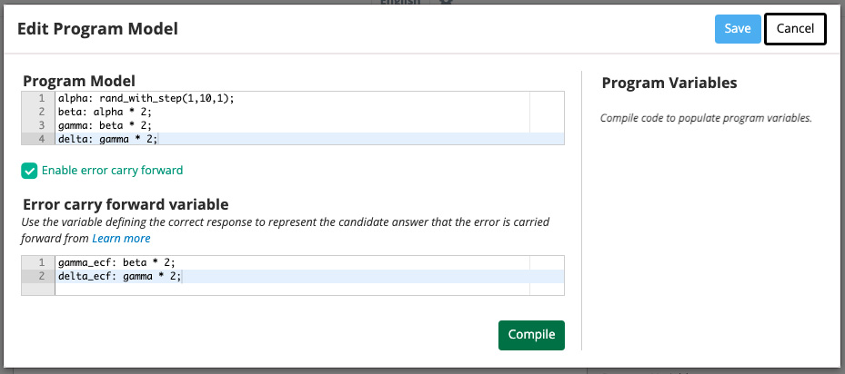 Error Carry Forward – Inspera Help Center