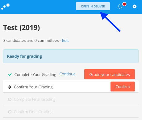 Navigate between Deliver and Grade – Inspera Help Center