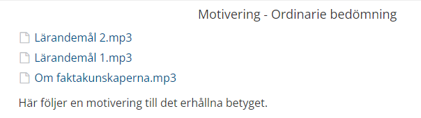 Spela in muntlig motivering av resultat – Inspera Help Center