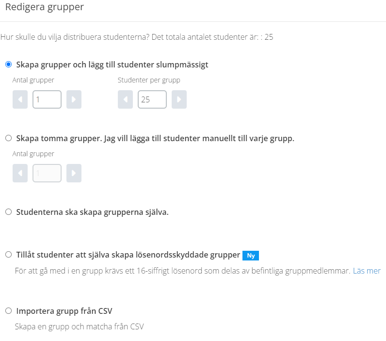 Gruppinlämningar – Inspera Help Center