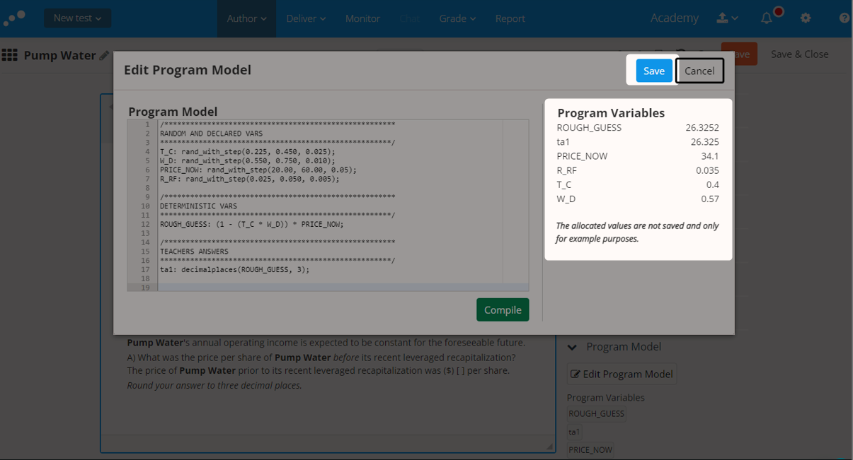 Question Type - Numerical simulation – Inspera Help Center