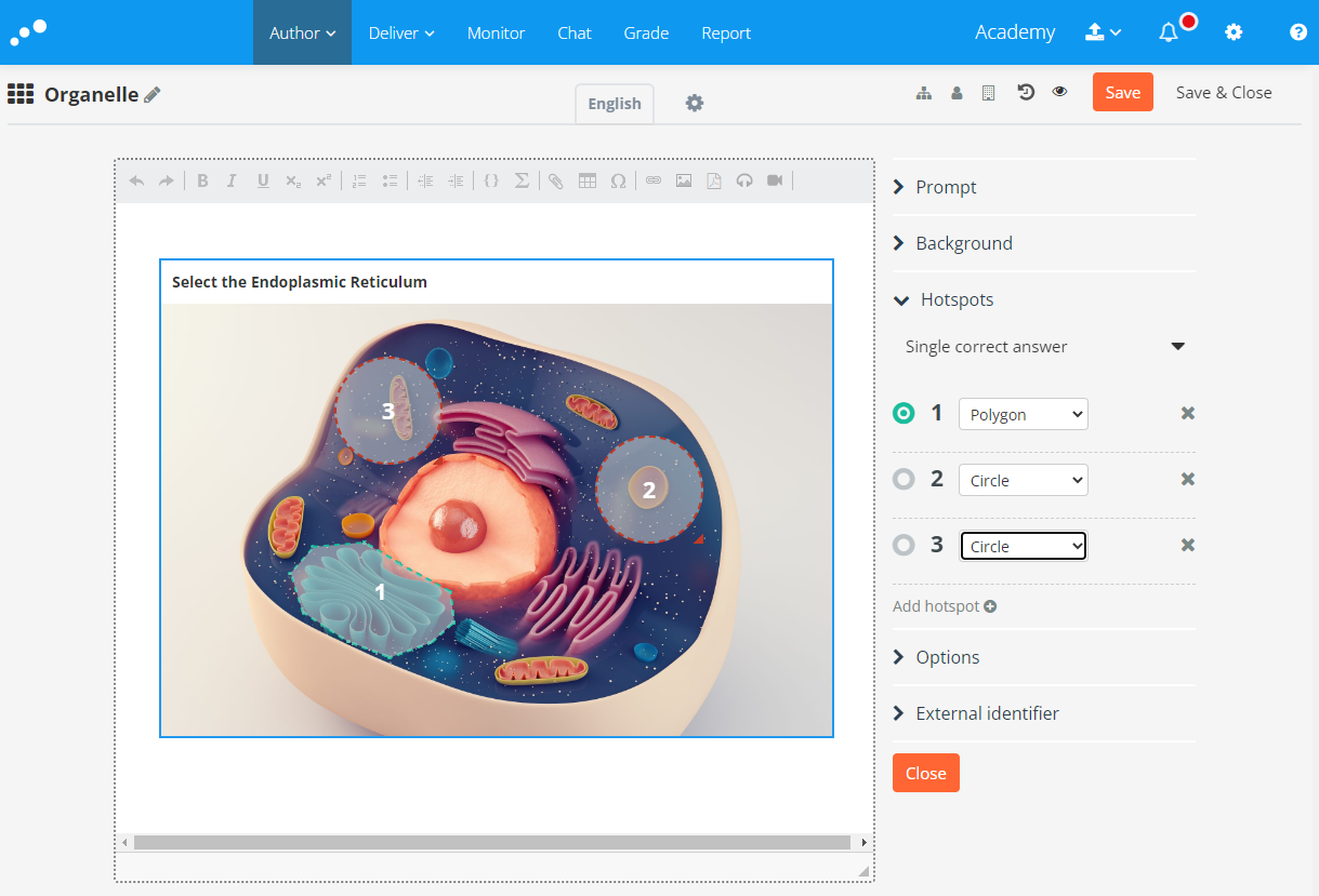 Question type - Hotspot – Inspera Help Center